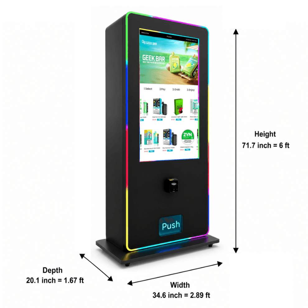 Vape Vending Machine (Standing Unit) HyperBot – BuzzBot